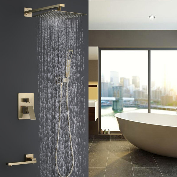 Homein Complete Shower System with Rough in-Valve | Wayfair