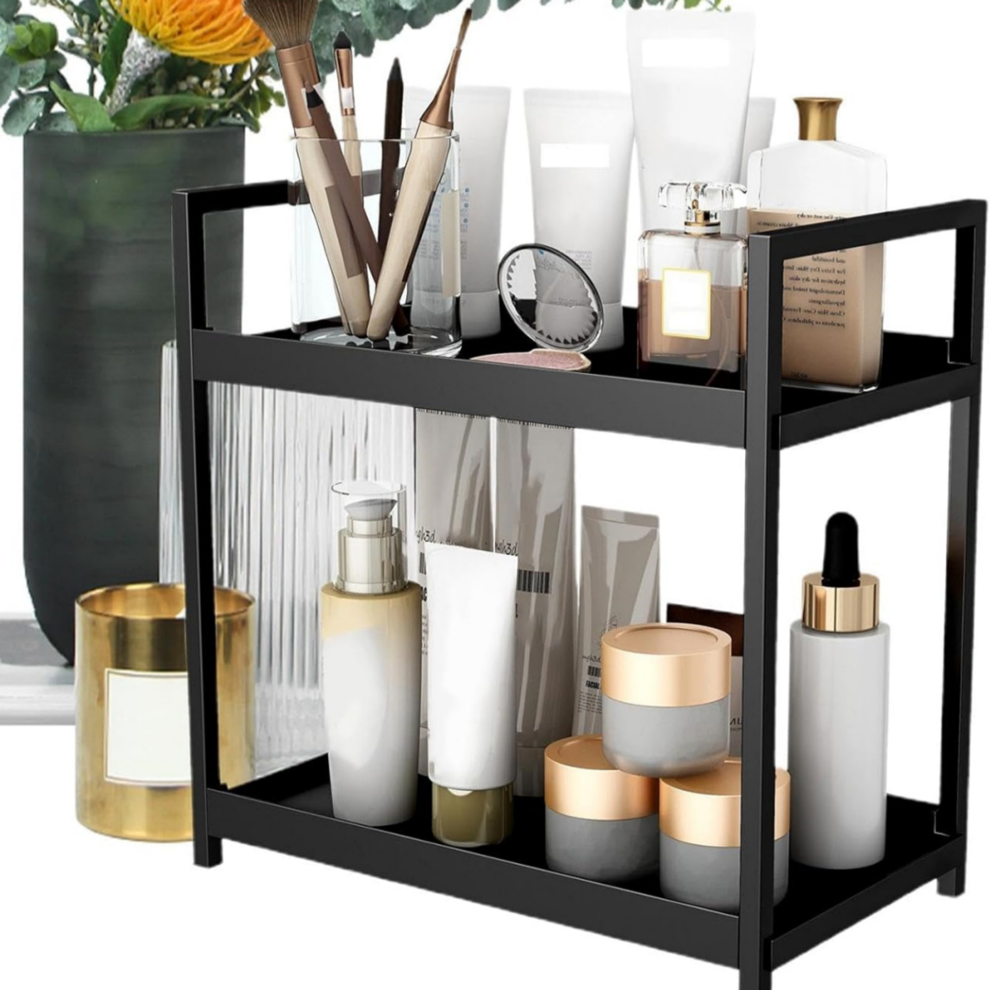 Latitude Run® Packston Metal Makeup Organizer | Wayfair