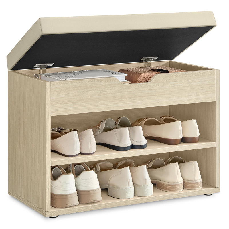 Latitude Run® 6 Pair Shoe Storage Bench | Wayfair