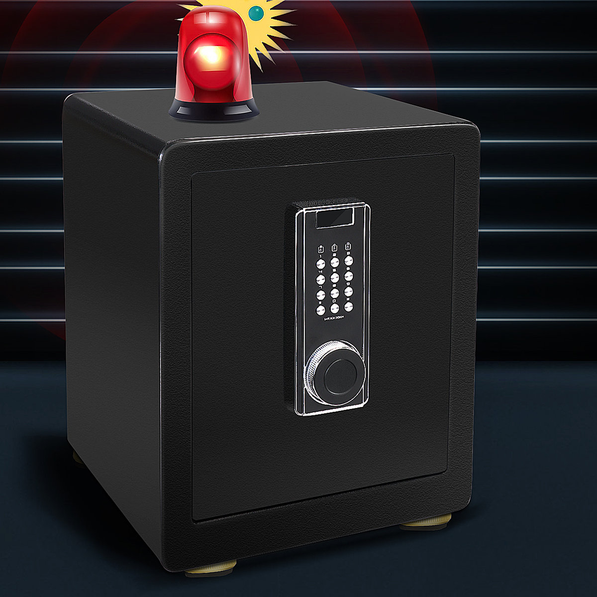 Belleze 2 Cub Safe Box, 3 Opening Methods Safe For Money Valuables ...