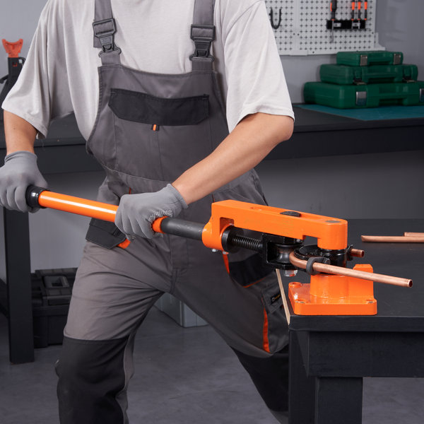 VEVOR Pipe Tube Bender, 3/8" to 1" OD Manual Pipe Tube Bender with 7 ...