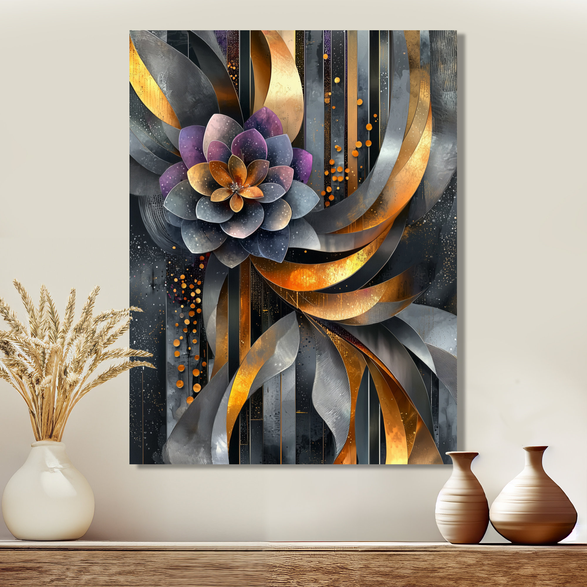 Mercer41 Nicollette - Floral Wall Art Living Room | Wayfair