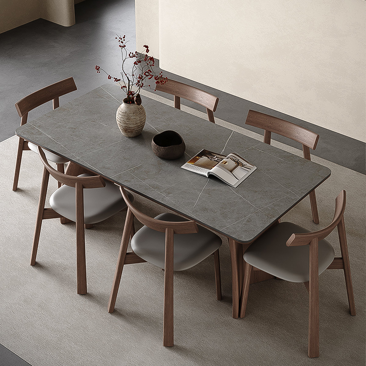 iCool Appliances 5 - Piece Double Pedestal Dining Set | Wayfair