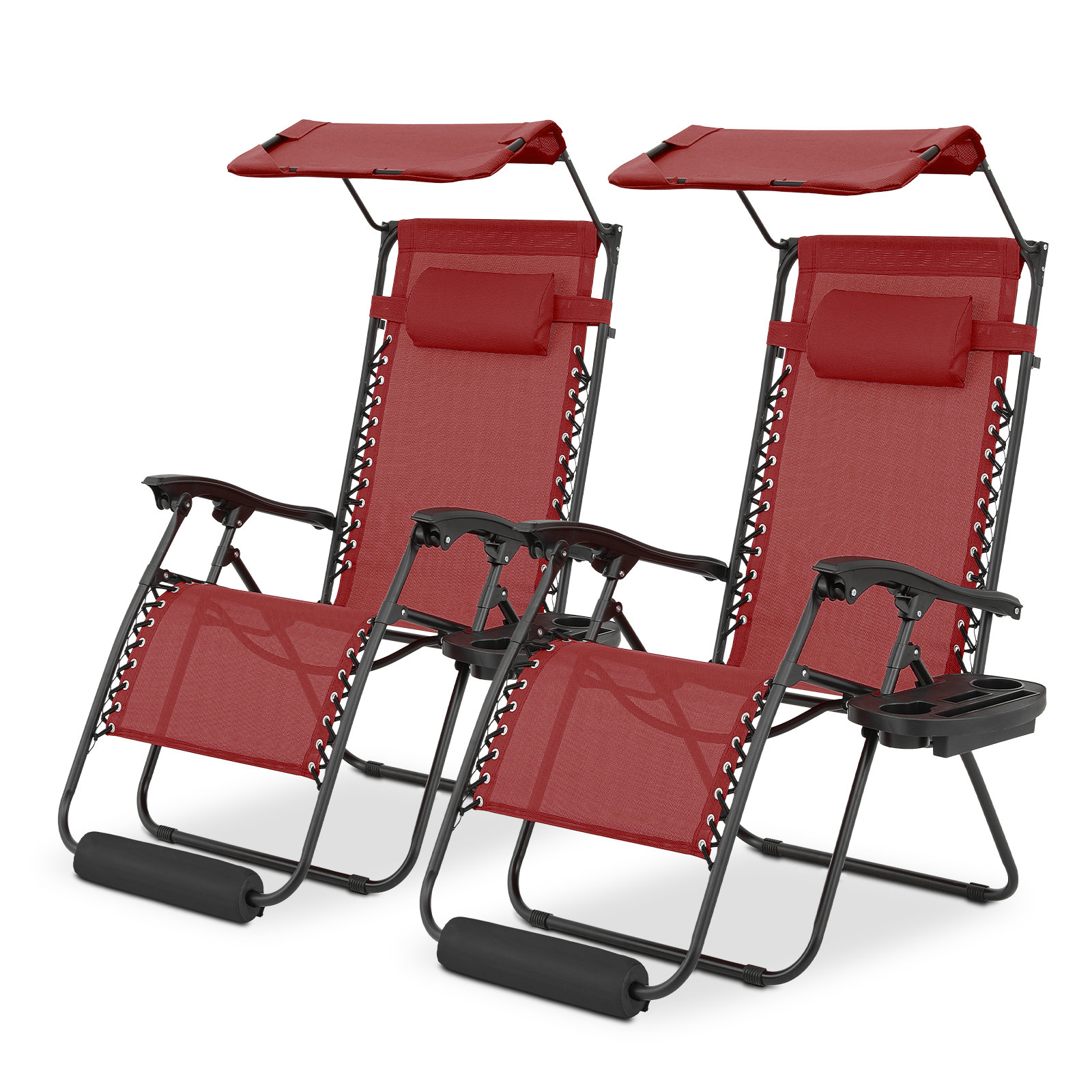 Arlmont & Co. Raniero Extra Wide Folding Zero Gravity Recliner Lounge ...