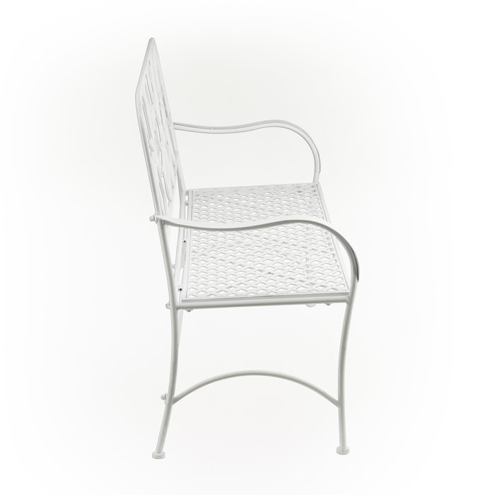 Red Barrel Studio® Metal Outdoor Bench & Reviews | Wayfair