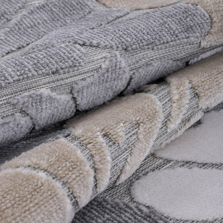 Bungalow Rose Floral Indoor/Outdoor Area Rug & Reviews | Wayfair