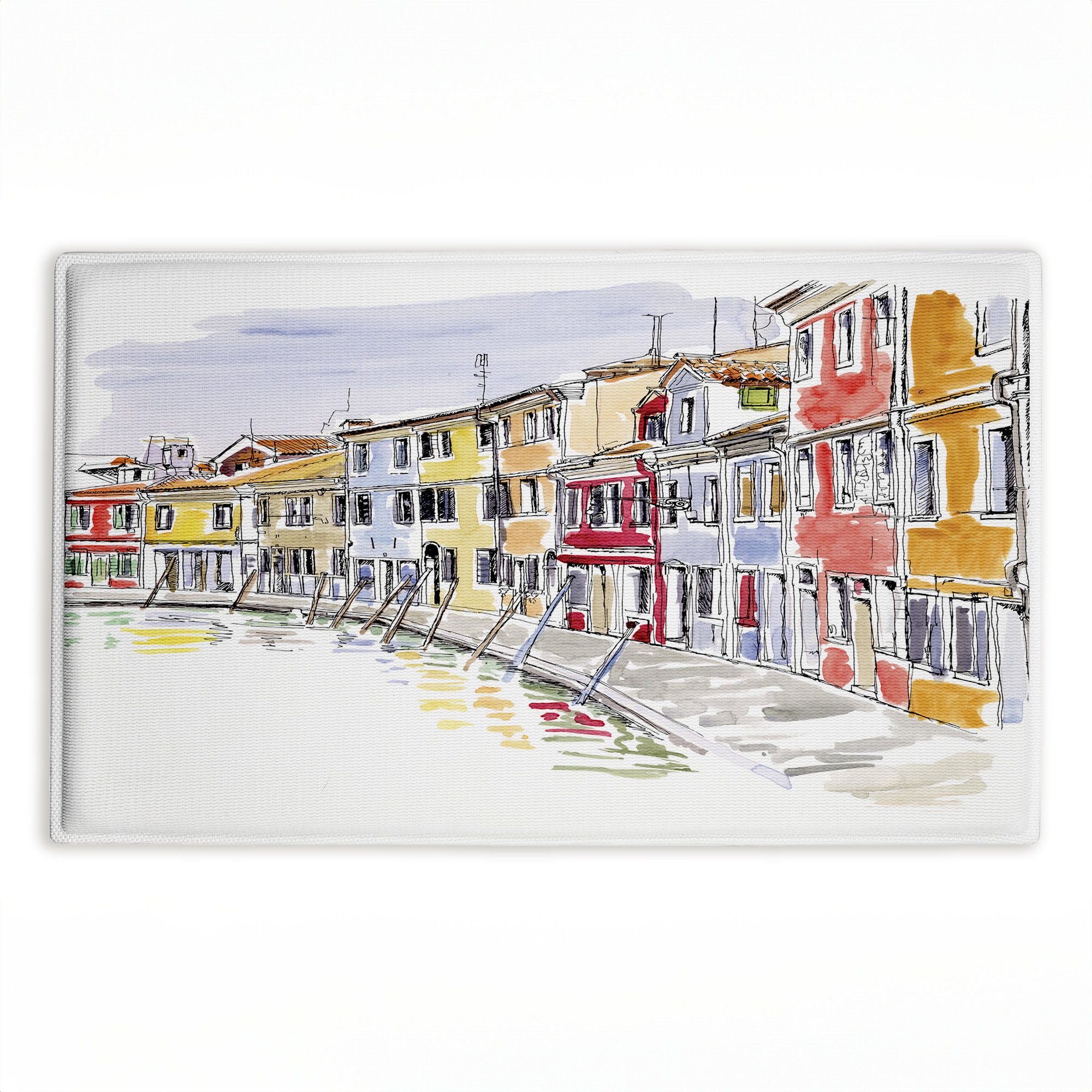 Latitude Run® Pretty Windows Architecture Printed Plush Bath Mat and ...
