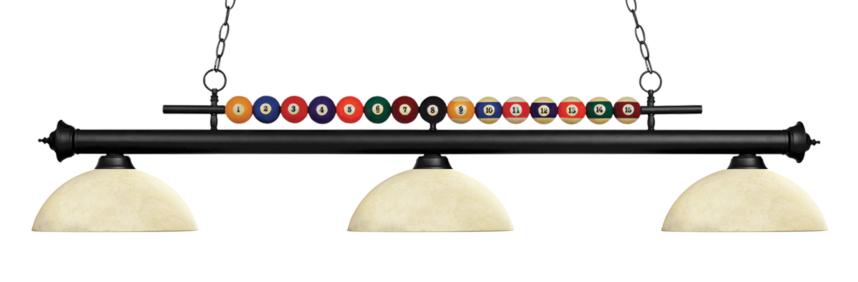 Red Barrel Studio® Chapa 3 - Light Pool Table Linear Pendant | Wayfair