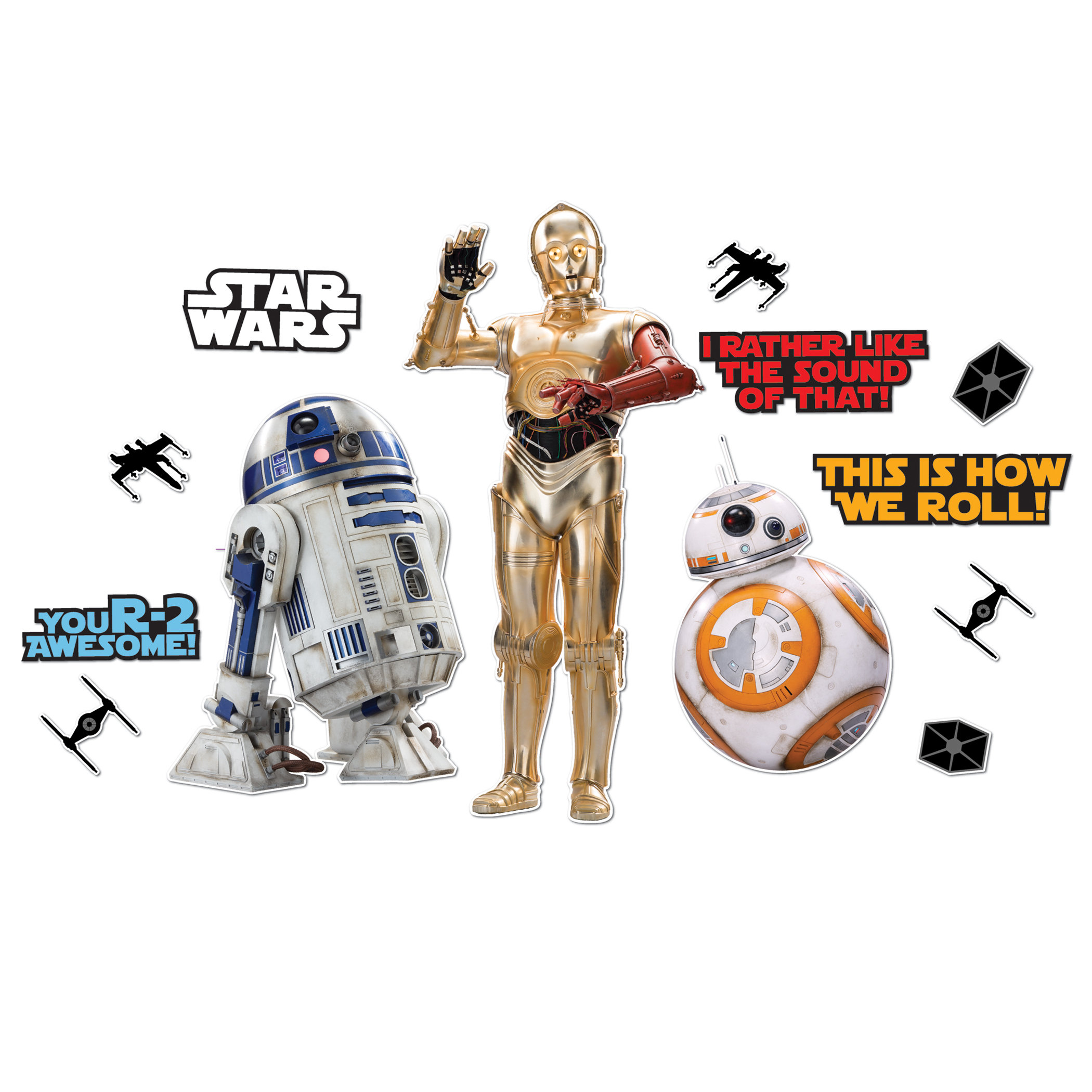 Eureka Classroom Star Wars Droids Bulletin Board Set | Wayfair