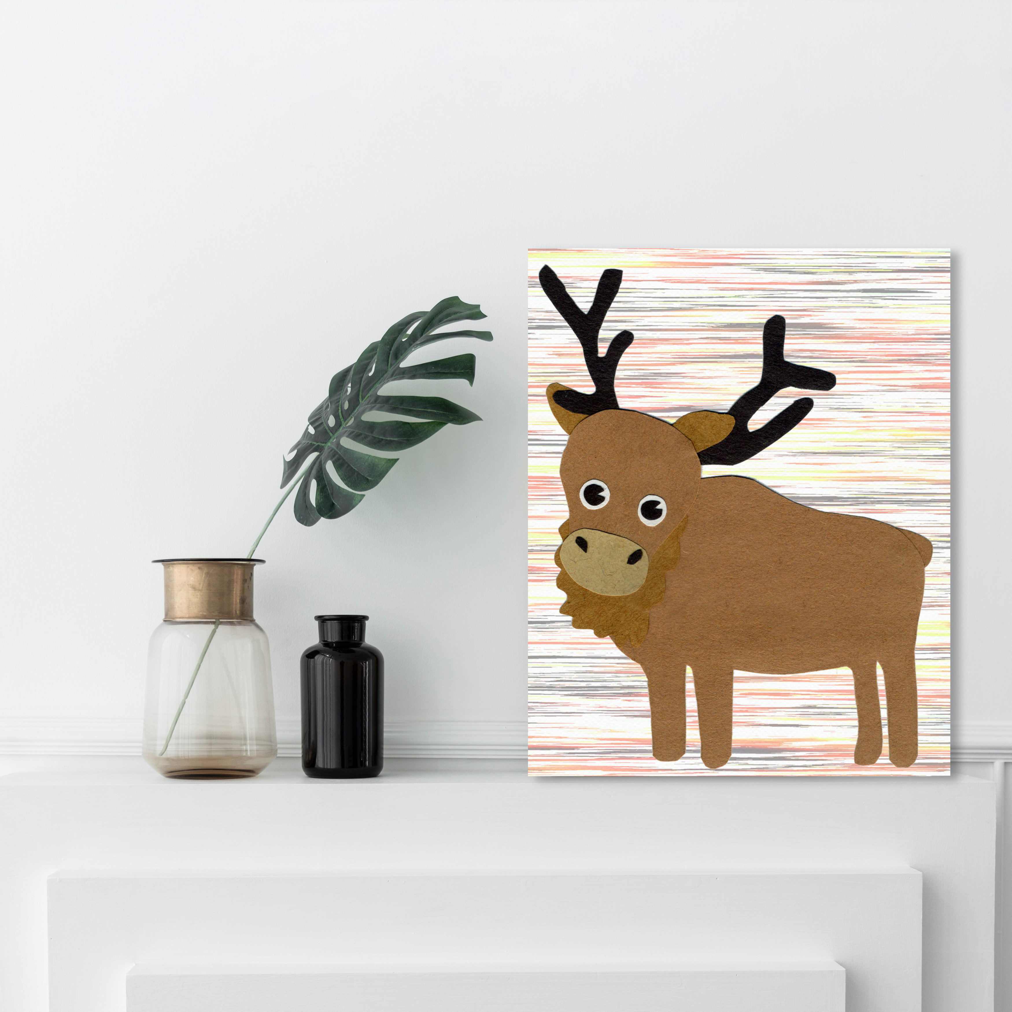 Isabelle & Max™ Duffy Wapiti Canvas Art | Wayfair