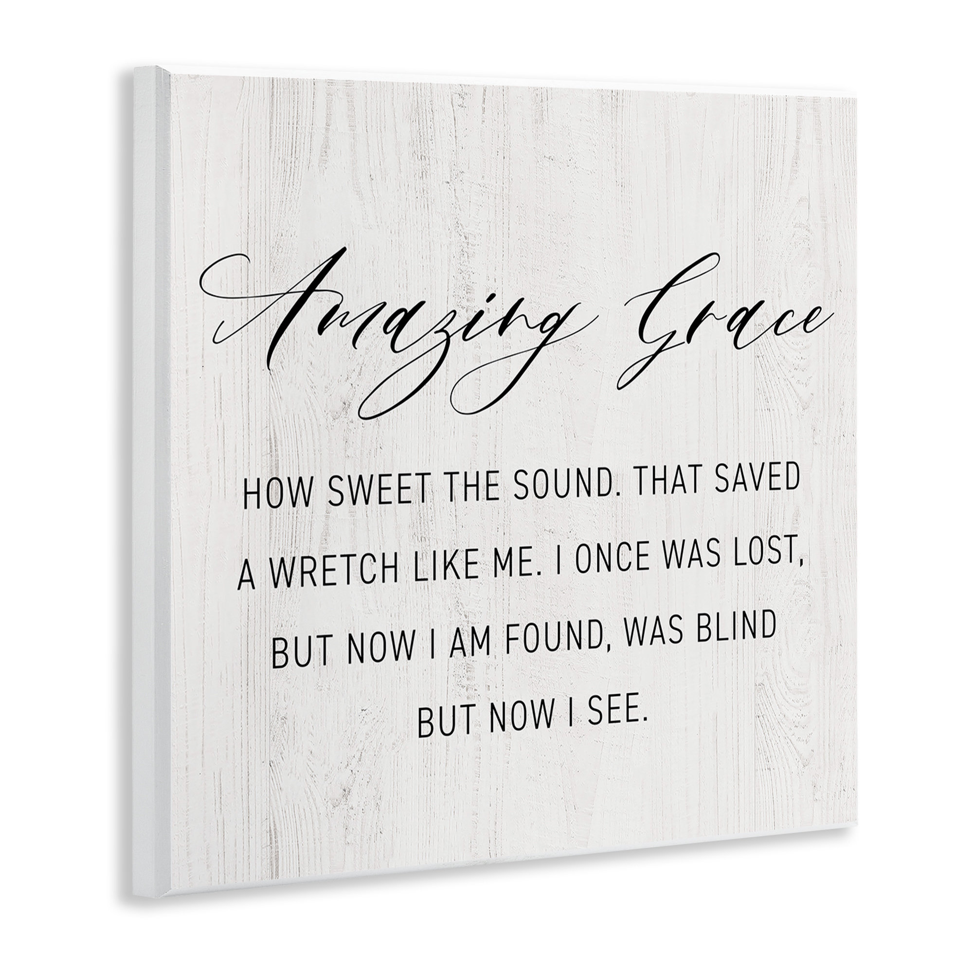 Stupell Industries Spiritual Amazing Grace Wall Plaque Art by CAD ...