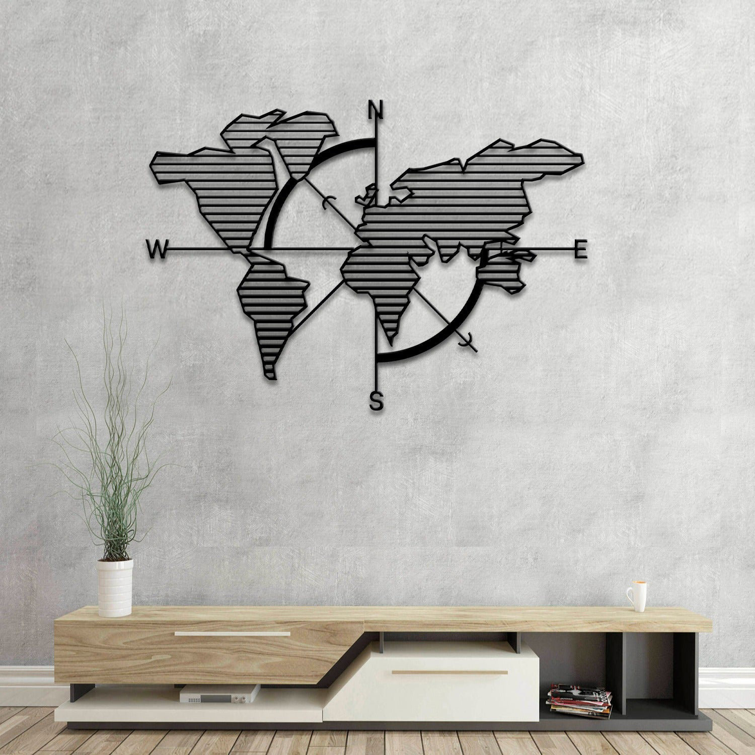 Breakwater Bay Map Of Life Metal Wall Art - Wayfair Canada