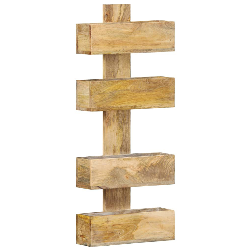 Loon Peak Magazine Wall Rack 11.8"X4.3"X28.3" Solid Mango Wood ...