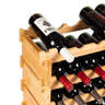 Rebrilliant Apollonia Solid Wood Floor Wine Bottle Rack in Brown ...