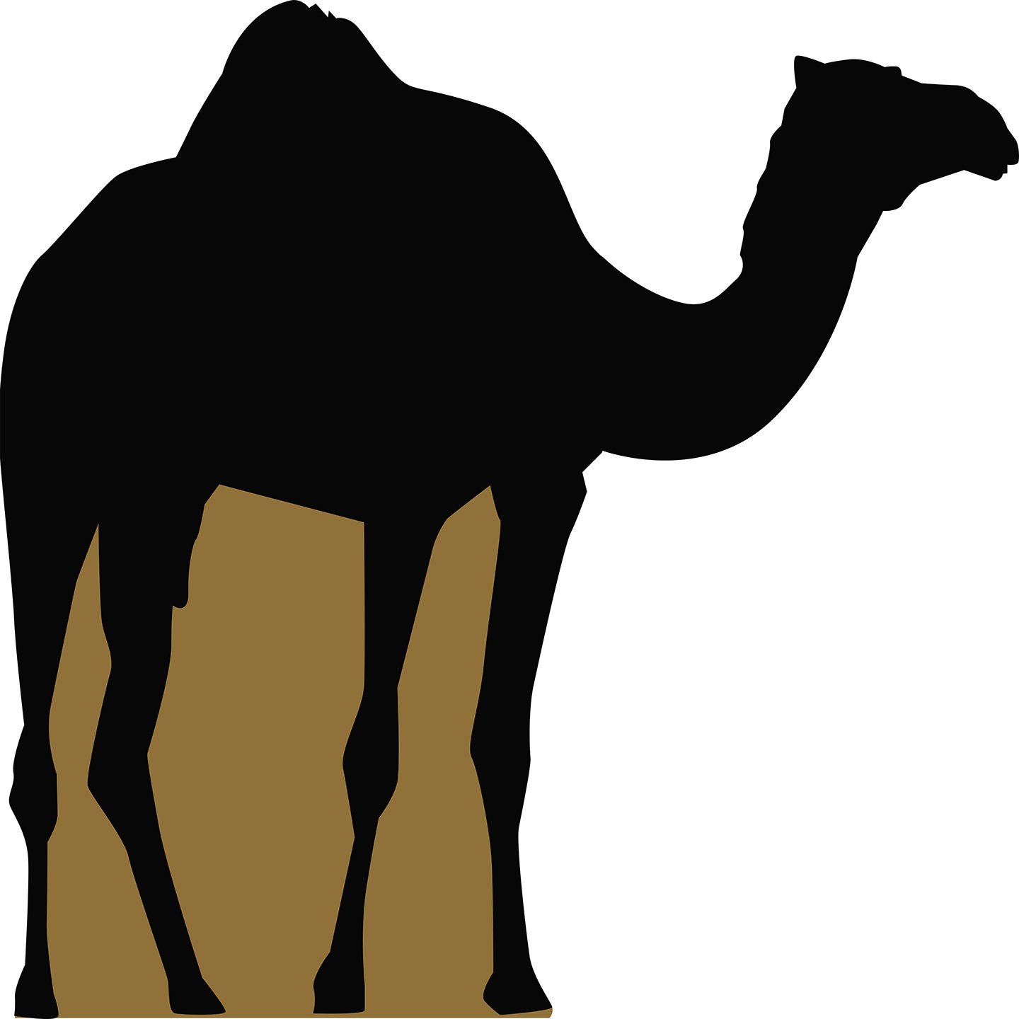 Wet Paint Printing Arabian Camel Cardboard Standup | Wayfair