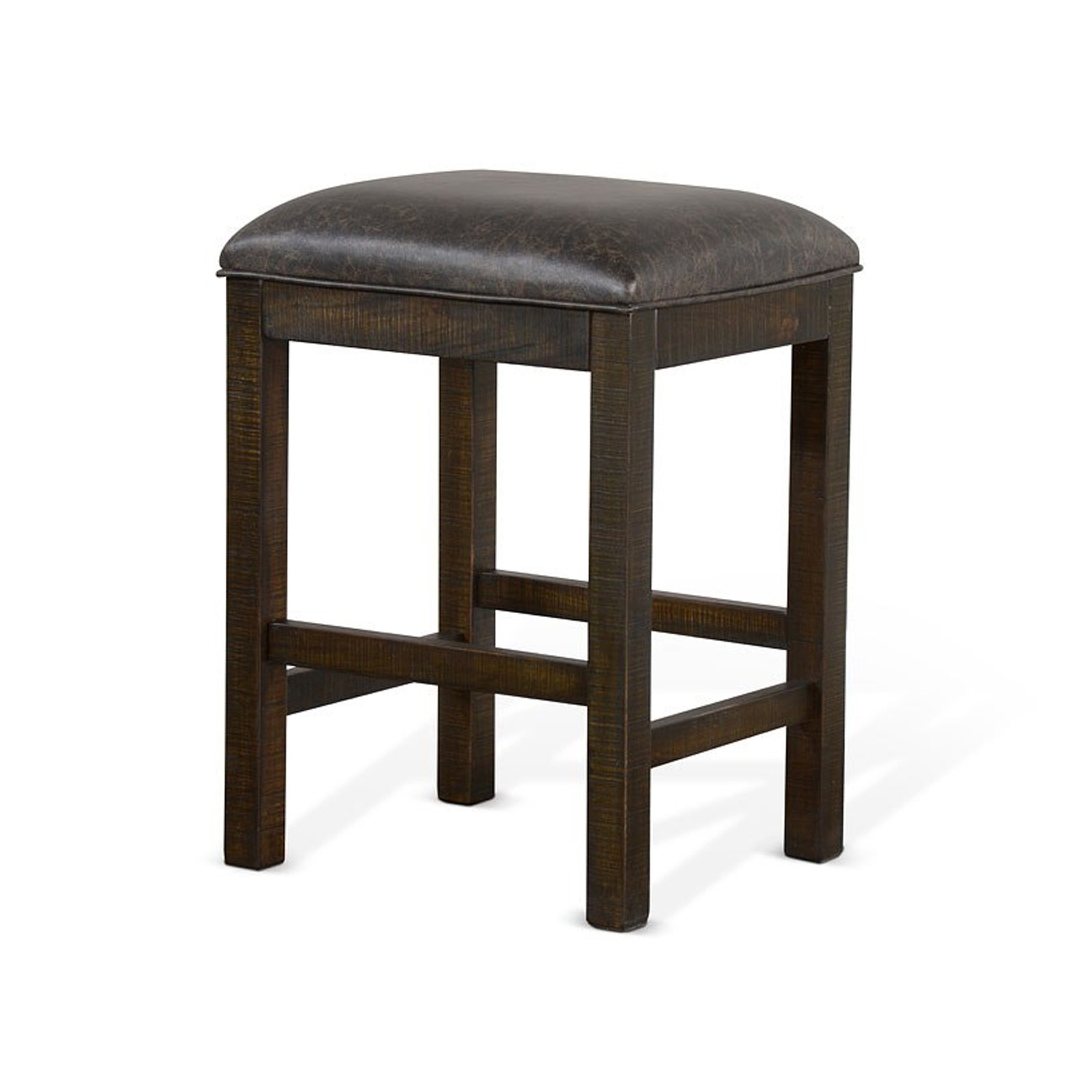 Benjara Flint Upholstered 24'' Counter Stool | Wayfair
