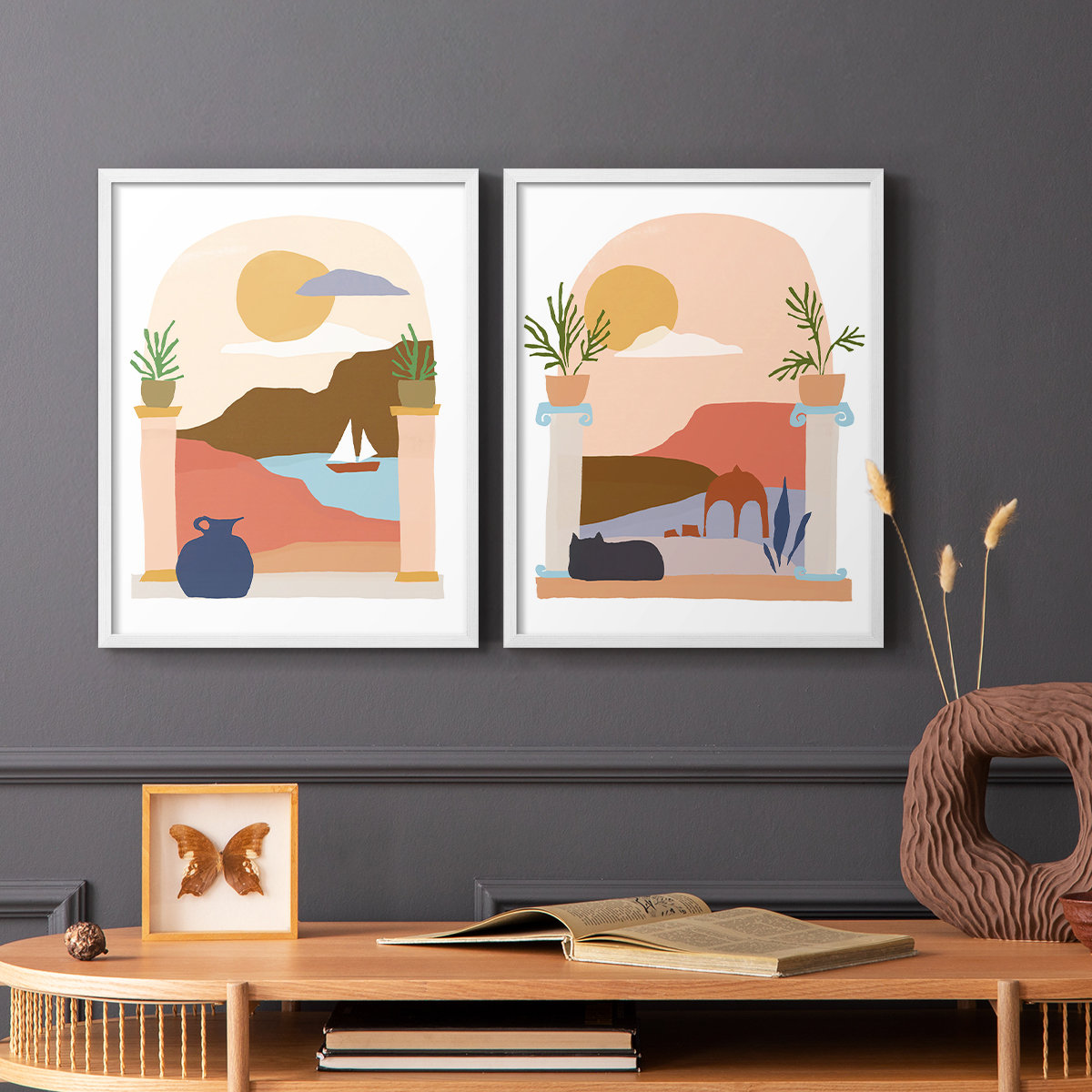 Wexford Home Paper Scene III-Premium Framed Print -Ready to Hang - No ...