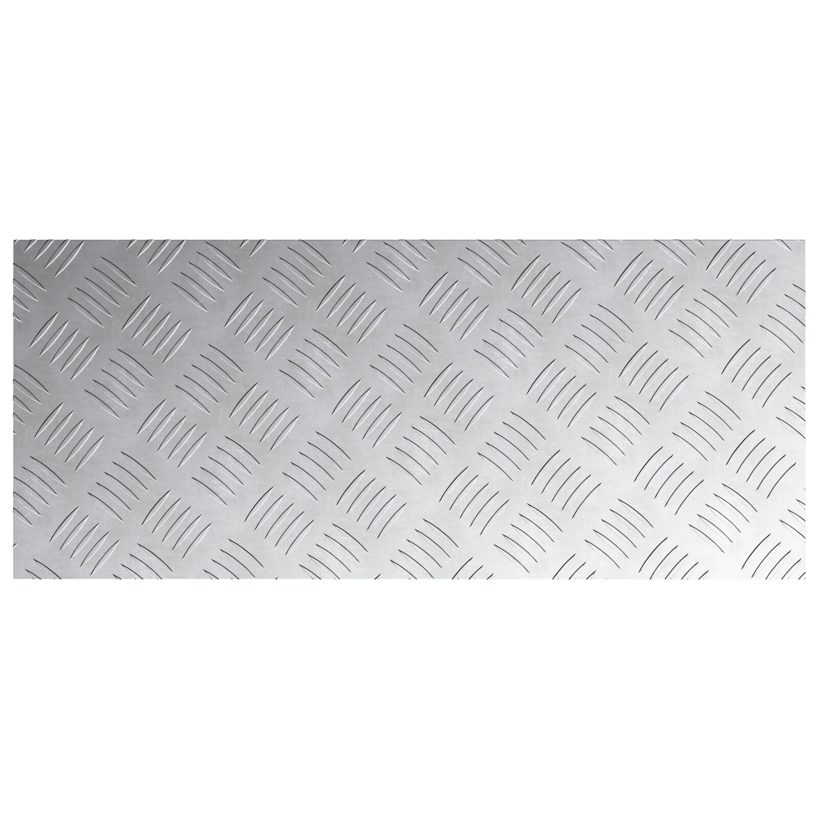 vidaXL Aluminum Checker Plates 4 pcs Anti-Slip 27.6x11.8 inch | Wayfair