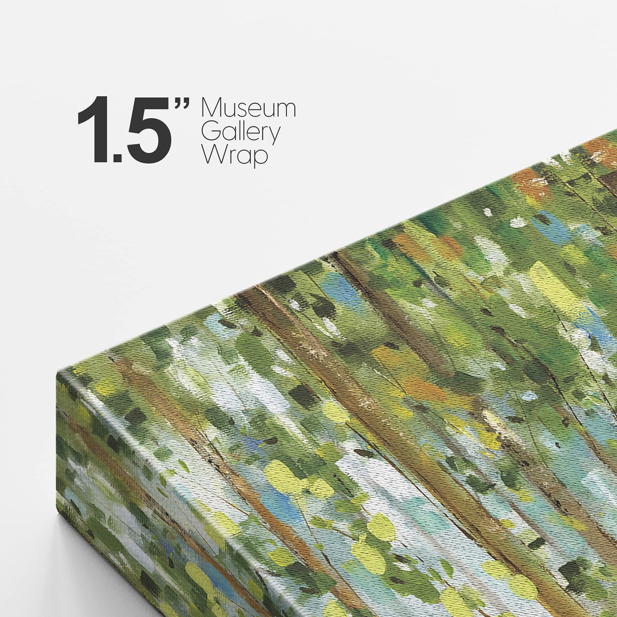 IDEA4WALL Abstract Forest " Green Forest Trees Abstract Leaves " on ...