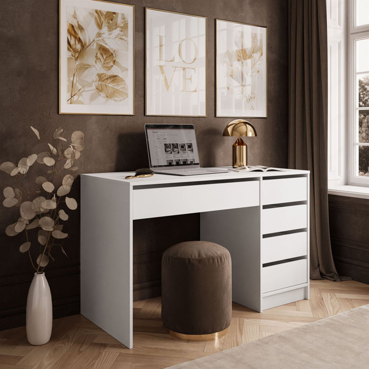 Latitude Run MADA MAT Desk with Drawers | Wayfair.co.uk