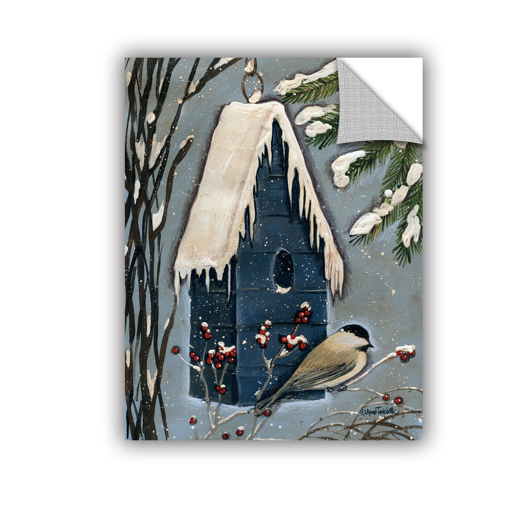 ArtWall Anne Tavoletti Chickadee Wall Decal - Wayfair Canada