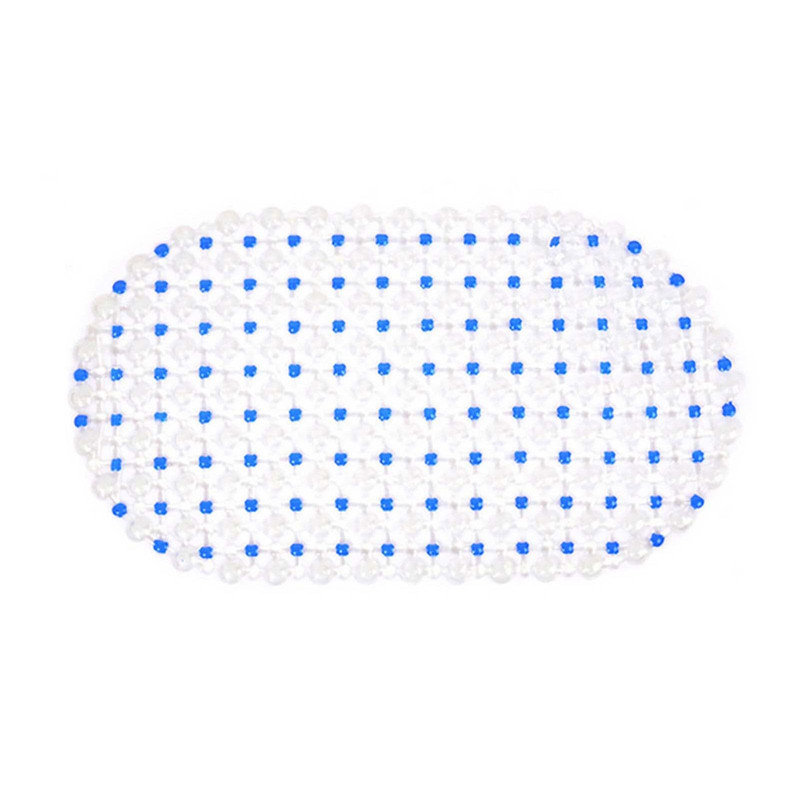 Ebern Designs Solid-color PVC bathroom massage anti-slip floor mat ...