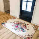 Red Barrel Studio® Delmarie Hand Tufted Wool/Cotton Floral Rug in Pink ...