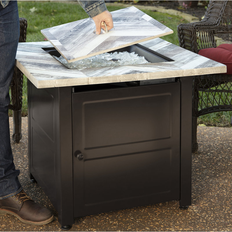 Endless Summer Duval by Endless Summer, 30" Square LP Gas Outdoor Fire ...