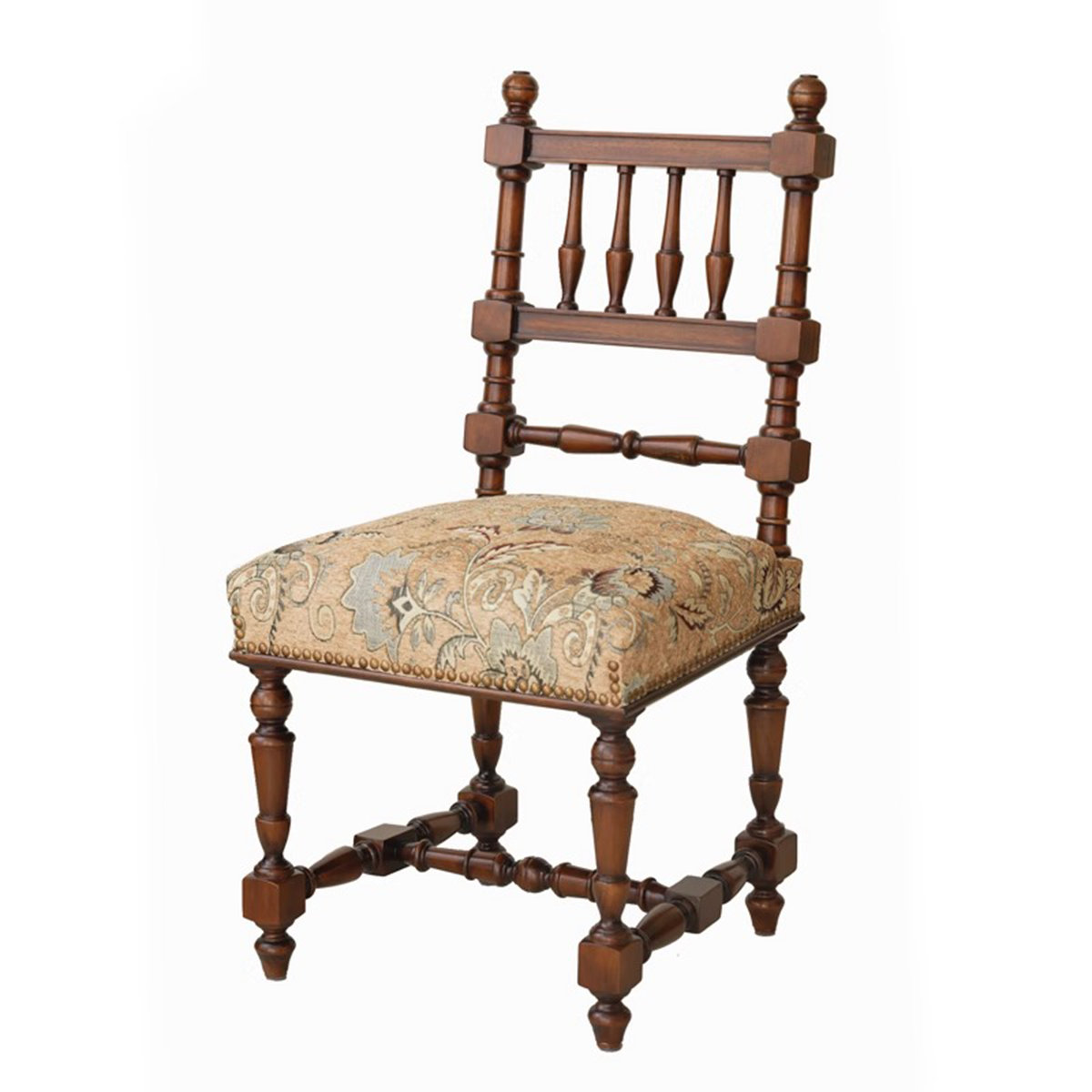 One Allium Way® 35.83" French Vintage Roman Column Solid Wood Dining ...