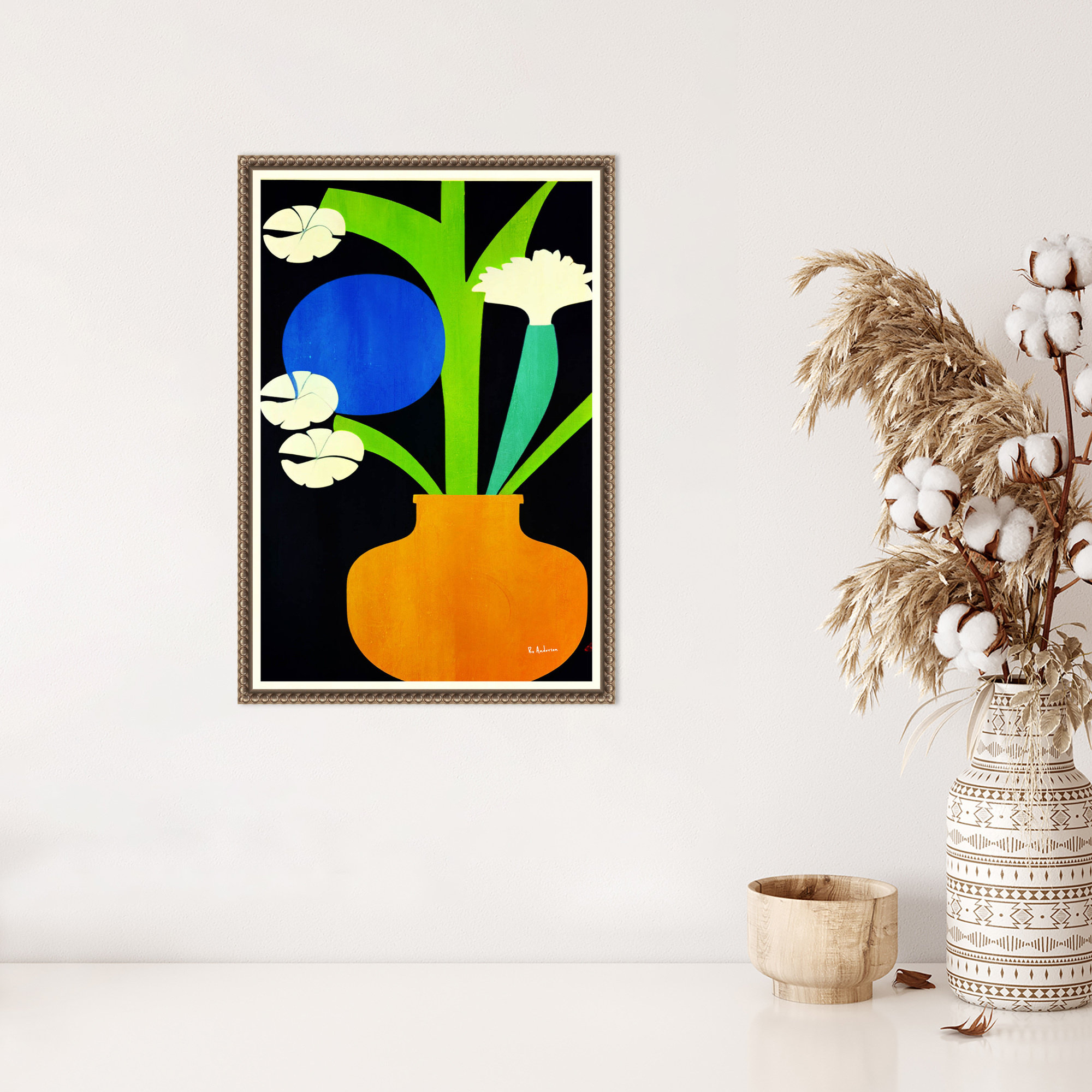 Red Barrel Studio® Berlin Blooms Framed On Canvas by Bo Anderson Print ...