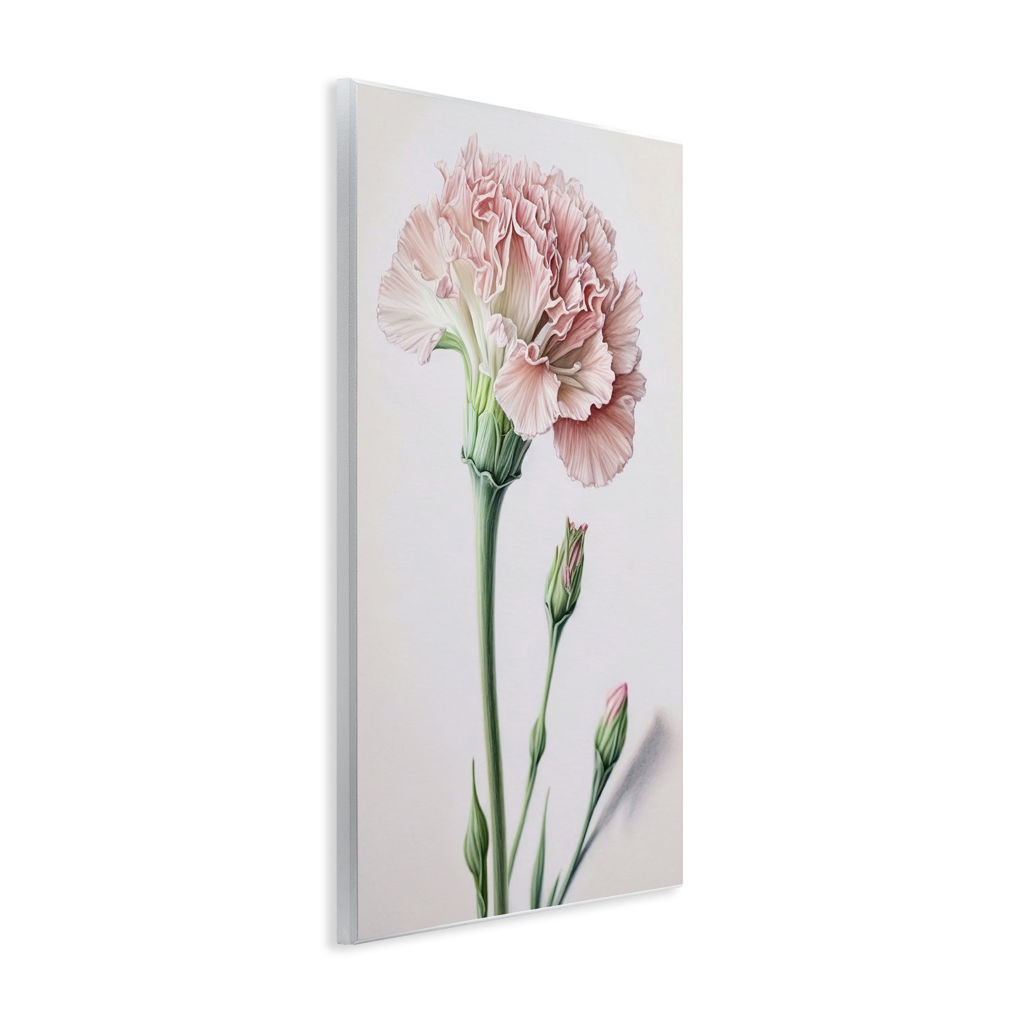 Winston Porter Pale Carnation Budding Wall Plaque Art by Incado | Wayfair