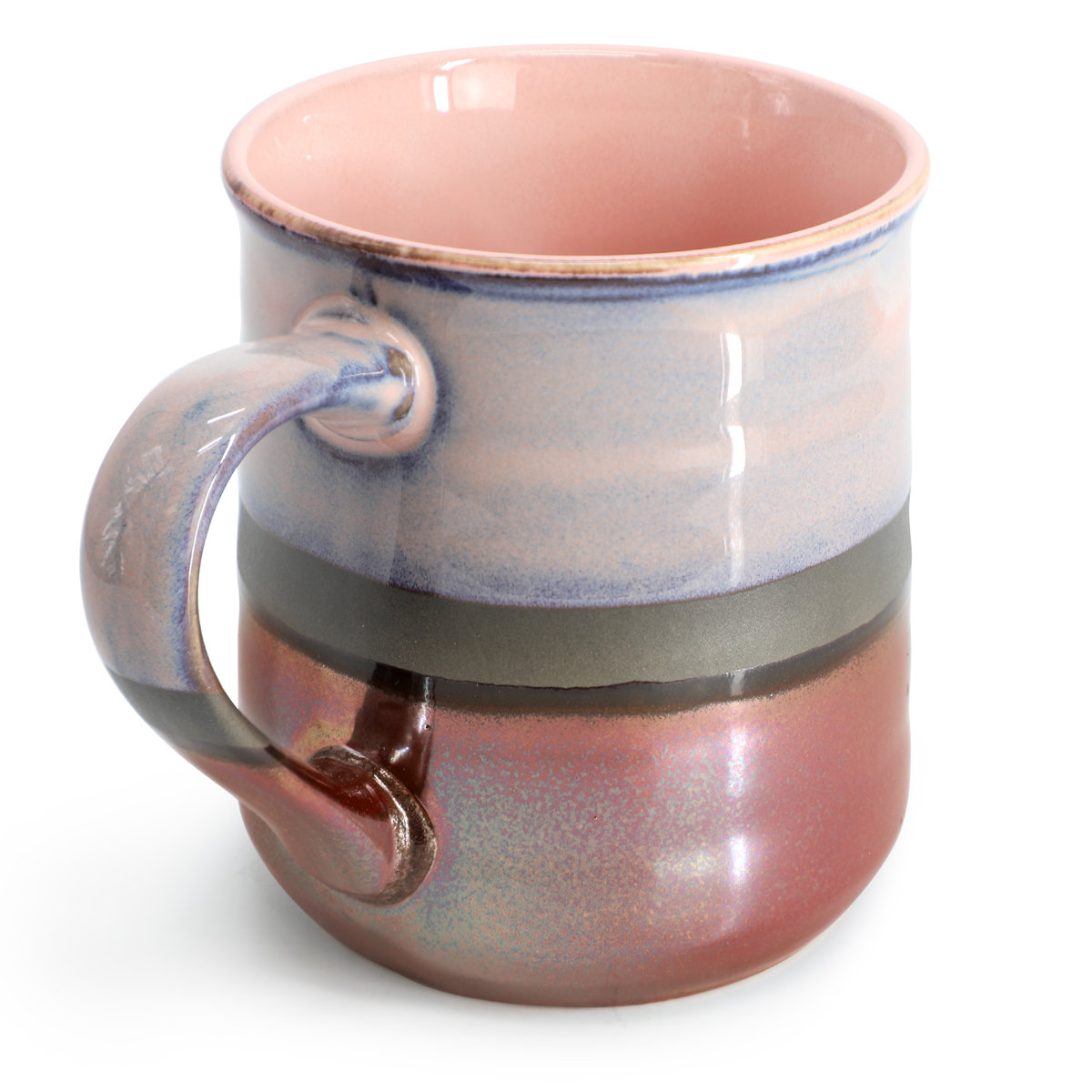Lark Manor™ Copper Tonal 4 Piece 18 Ounce Stoneware Cup Set | Wayfair