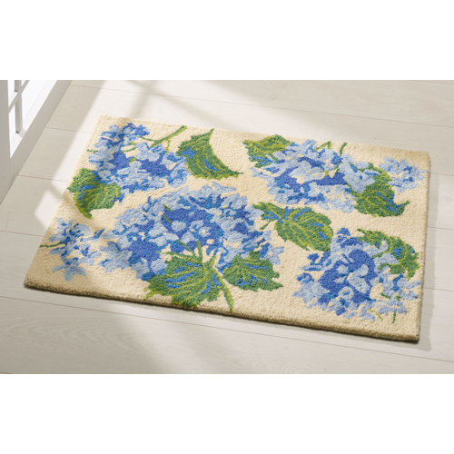 HFLT Hand Hooked Wool Floral Rug & Reviews | Wayfair