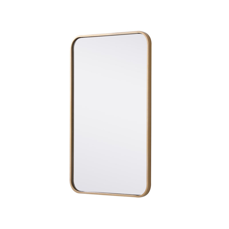 RE/FINE™ Sabine Metal Rounded Rectangle Wall Mirror & Reviews | Joss & Main