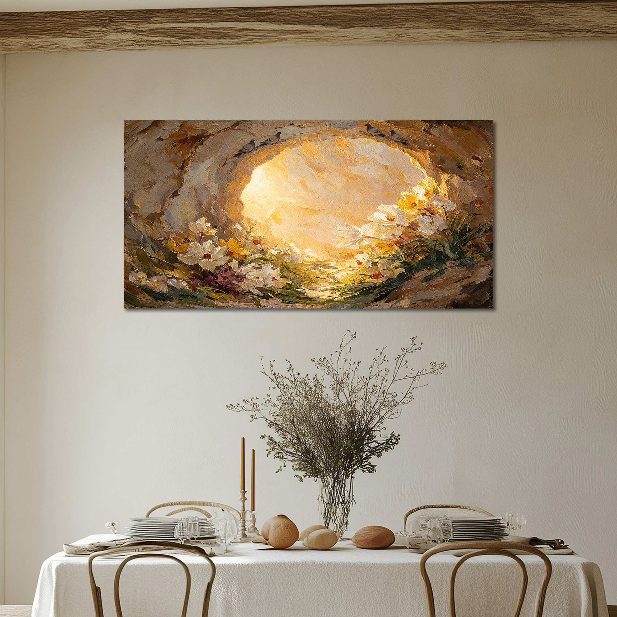 The Holiday Aisle® Easter Crabill - Empty Tomb Canvas Print Religious ...