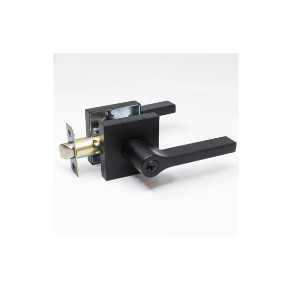 ToughGuard Door Lock Lever Entry Square Matte Black - Wayfair Canada