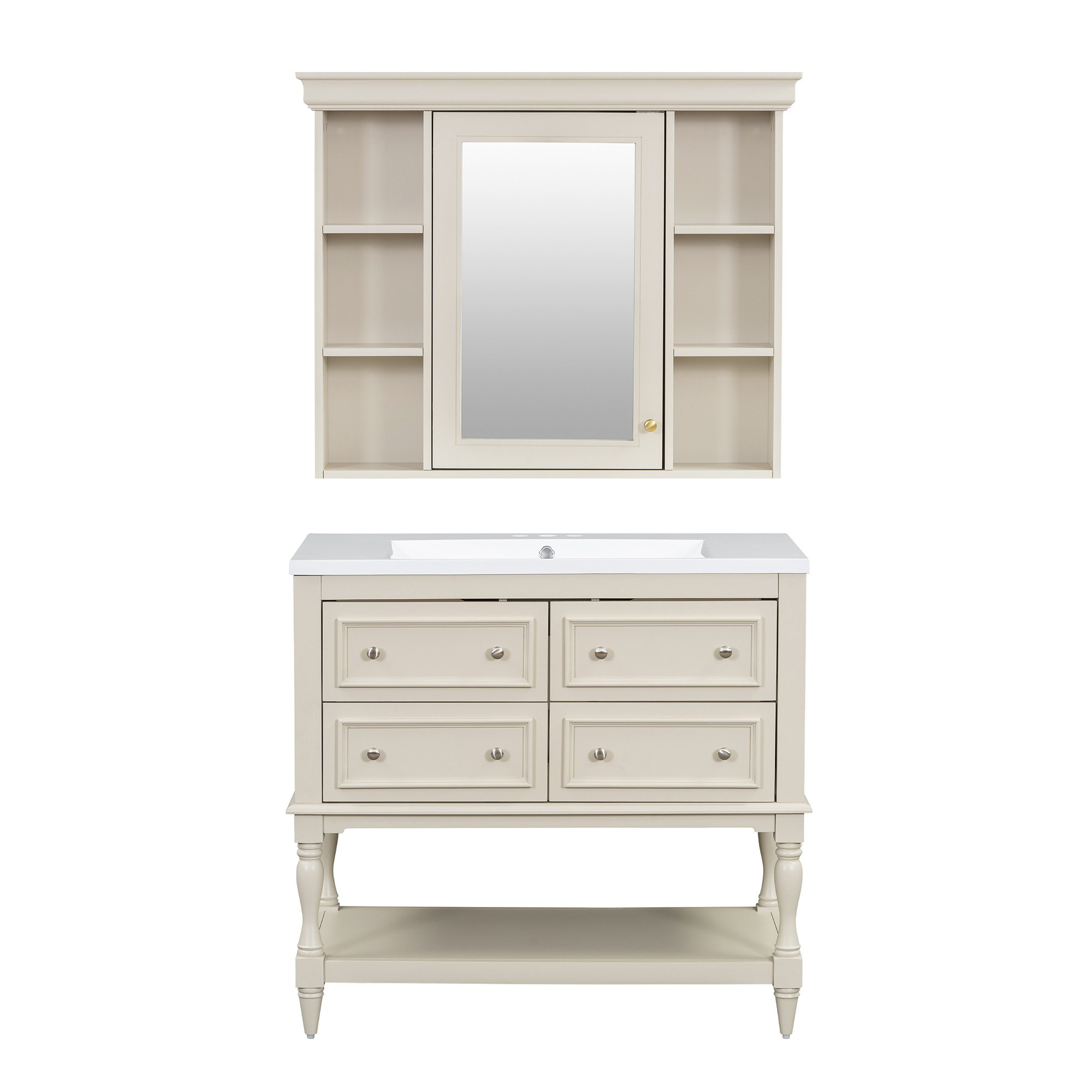 Darby Home Co 36" Single Bathroom Vanity with Ceramic Sink | Wayfair