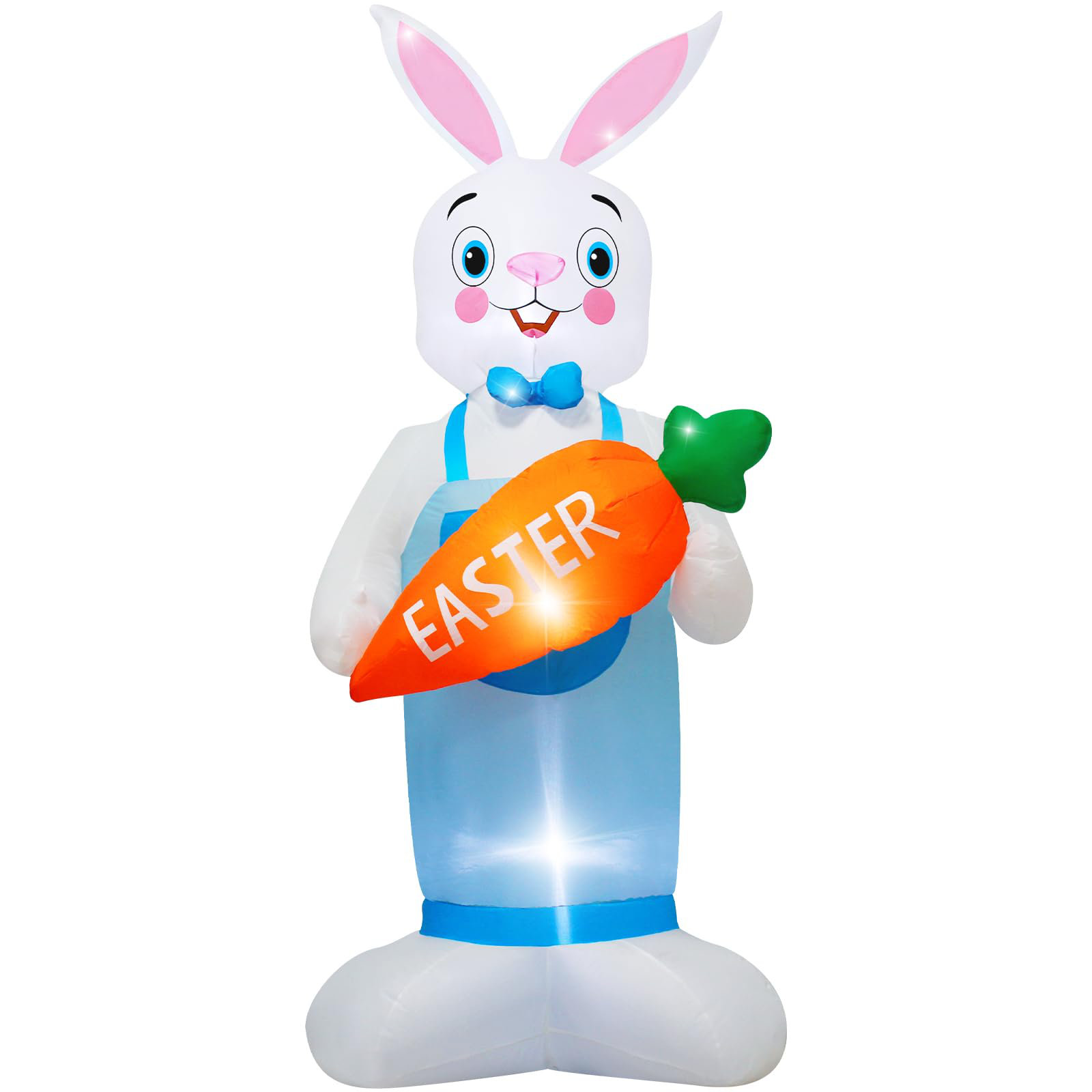 Ophelia & Co. 6FT Inflatable Easter Bunny with LED Lights – Giant Light ...
