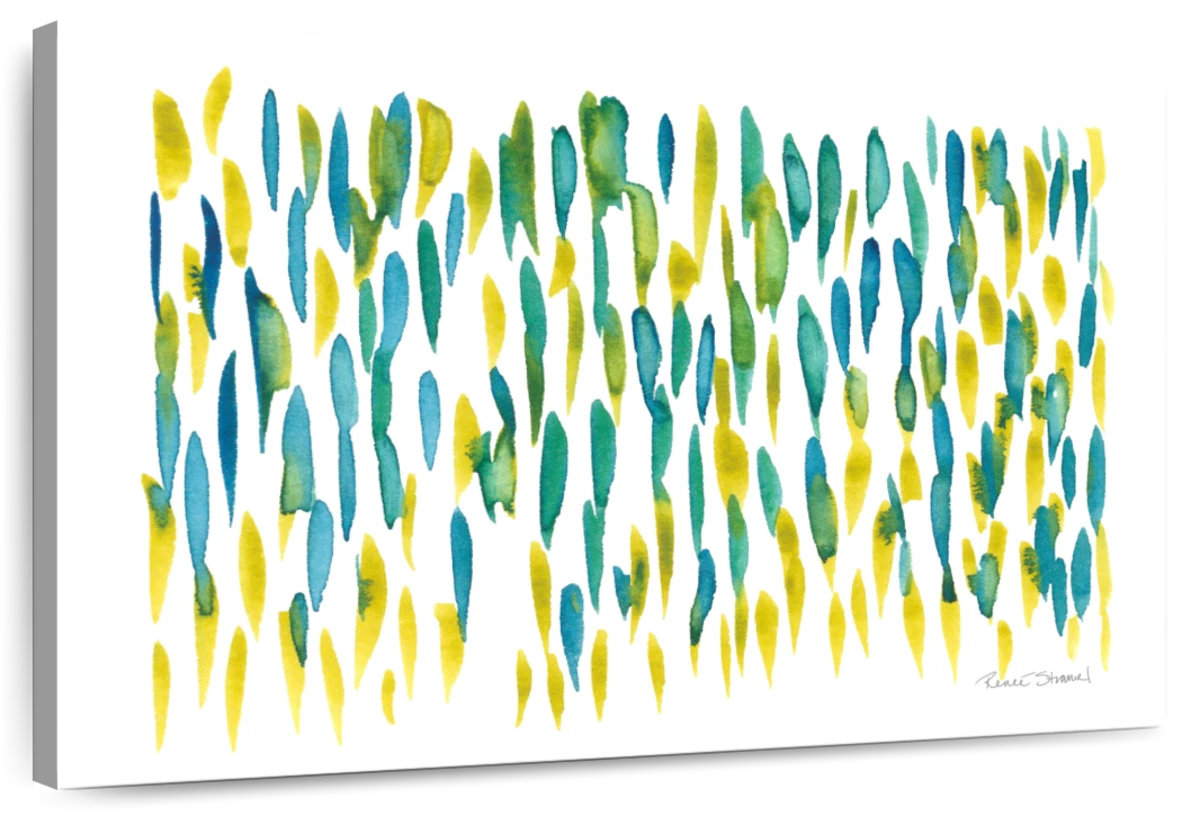 Wade Logan® Avery Blue Green Water Study II | Wayfair