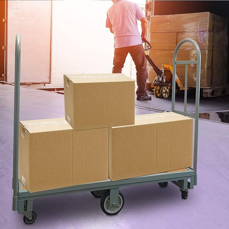 HaulPro Narrow Aisle U-Boat Platform Truck Dolly 60'' | Wayfair
