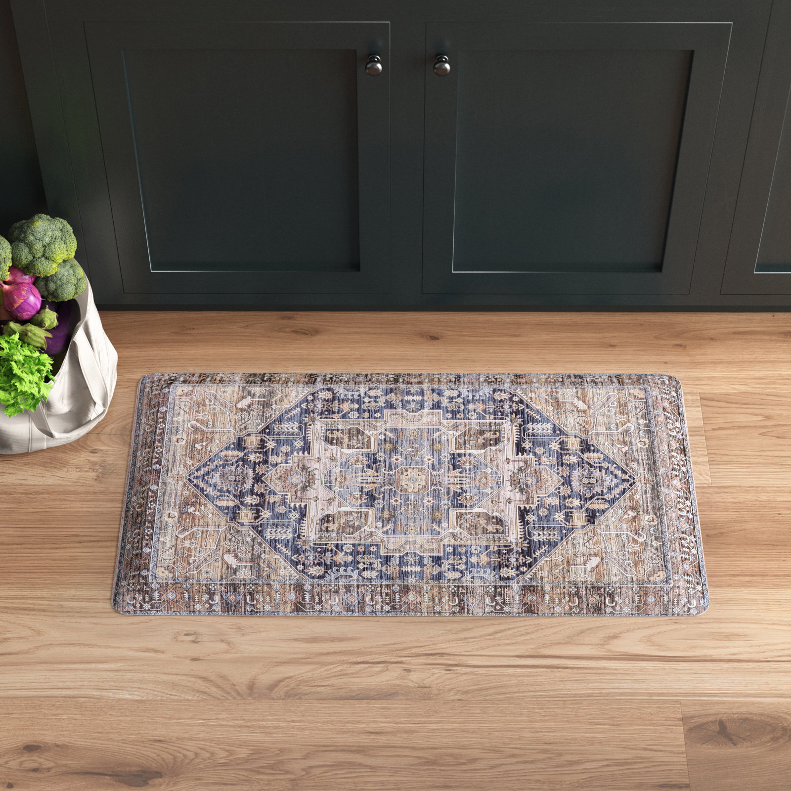 Langley Street® Persian Traditional Kitchen or Laundry Comfort Mat ...
