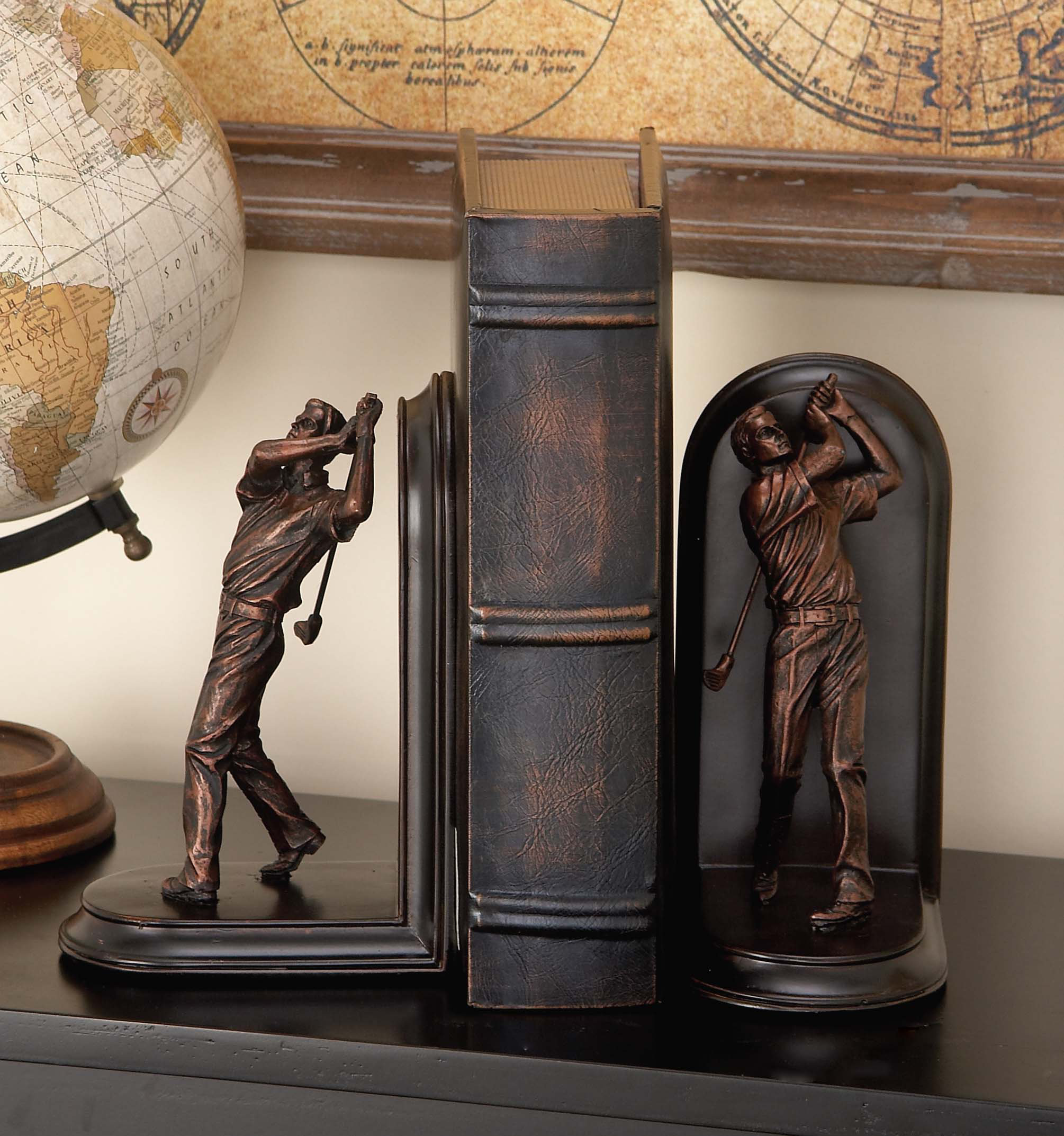 Cole & Grey Hole in One Bookends | Wayfair
