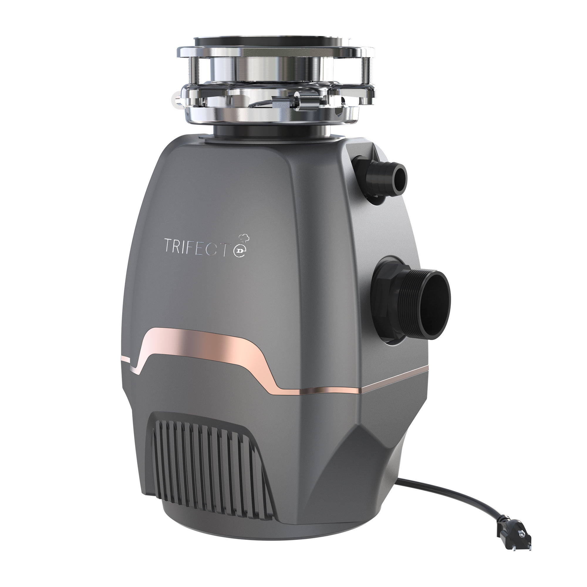 Trifecte 3/4 HP Food Waste Disposal With Sound Reduction, Power Cord ...