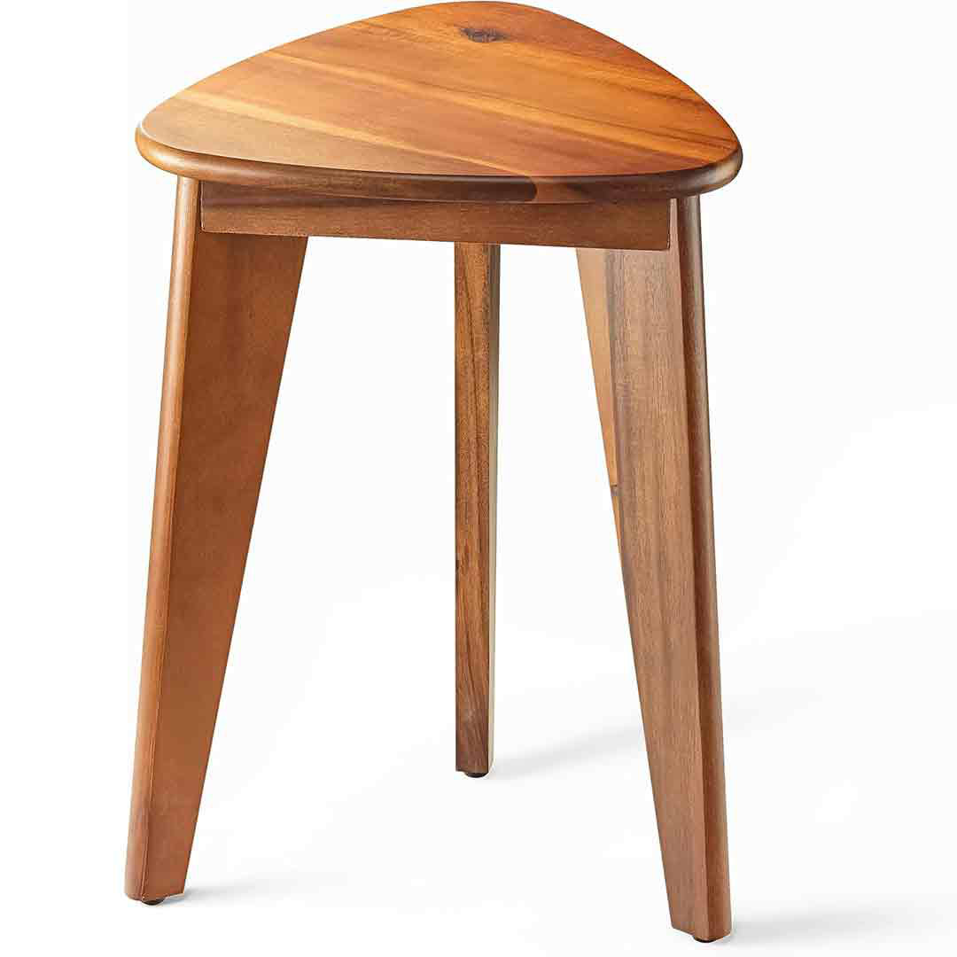 Latitude Run® Corner Shower Foot Rest - Wooden Showers Stool Seat For ...