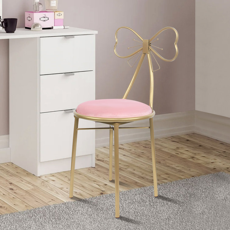 Everly Quinn Eluid Iron Accent Stool & Reviews | Wayfair