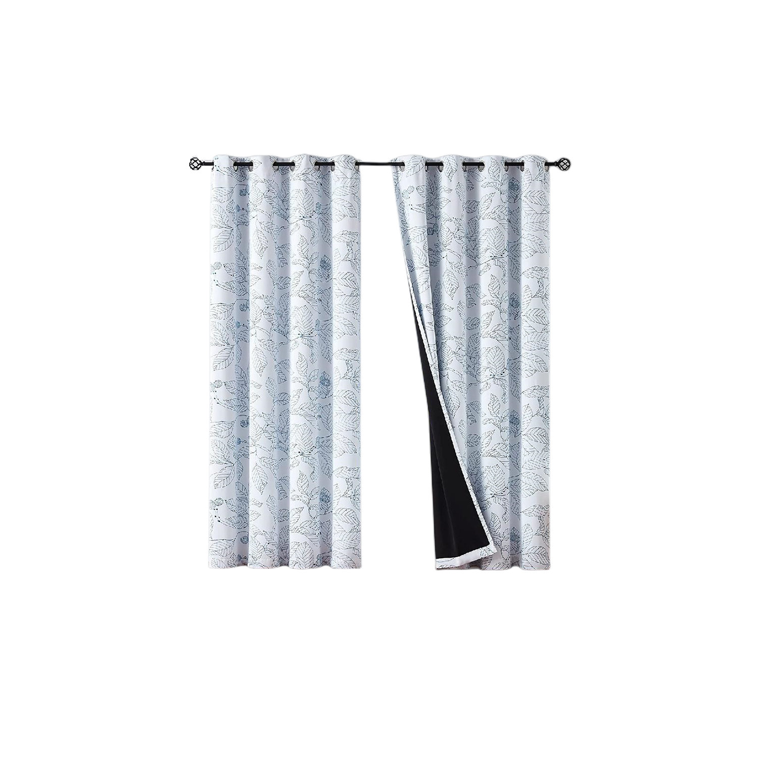Winston Porter Feico Linen Curtain | Wayfair