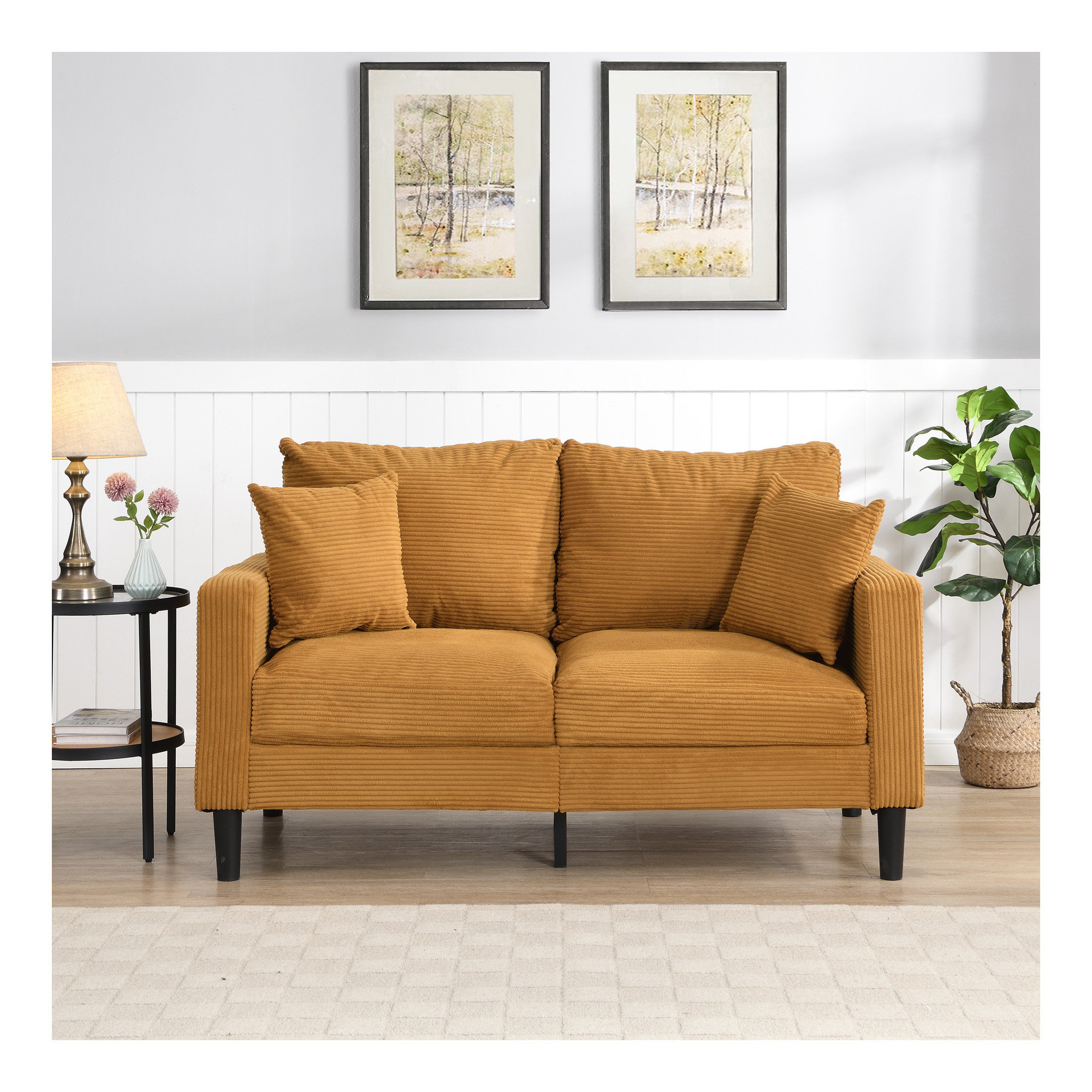 Latitude Run® Two Piece Sofa Set, Living Room Three seater+Two seater ...