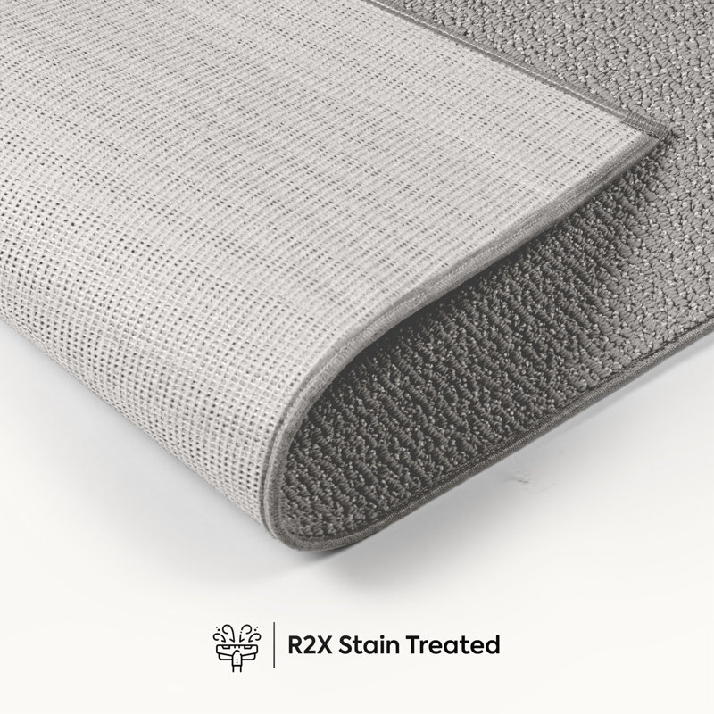 Latitude Run® Iconic Indoor/Outdoor Rug - Gray | Wayfair