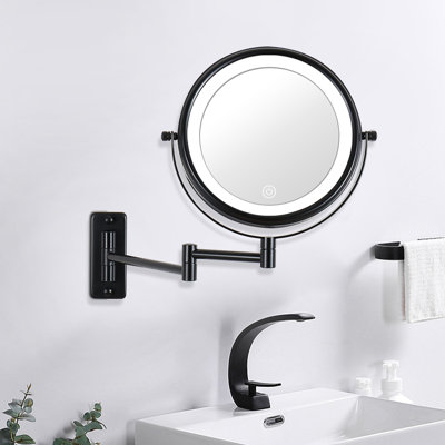 Latitude Run® Lighted Magnifying Wall Mirror | Wayfair