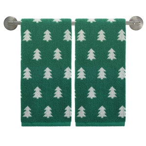 Nicole Miller Home Nicole Miller Festive Pine 2-Pack Hand Towel Set ...